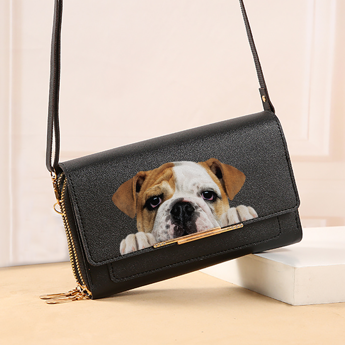 Can You See - English Bulldog Crossbody Purse Women Clutch V1 – follus.com