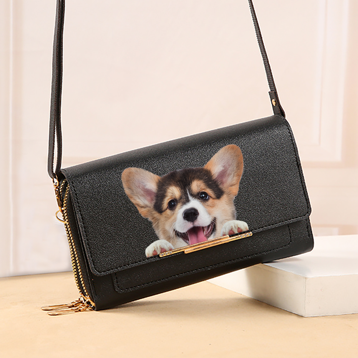 Can You See - Welsh Corgi Crossbody Purse Women Clutch V3 – Follus