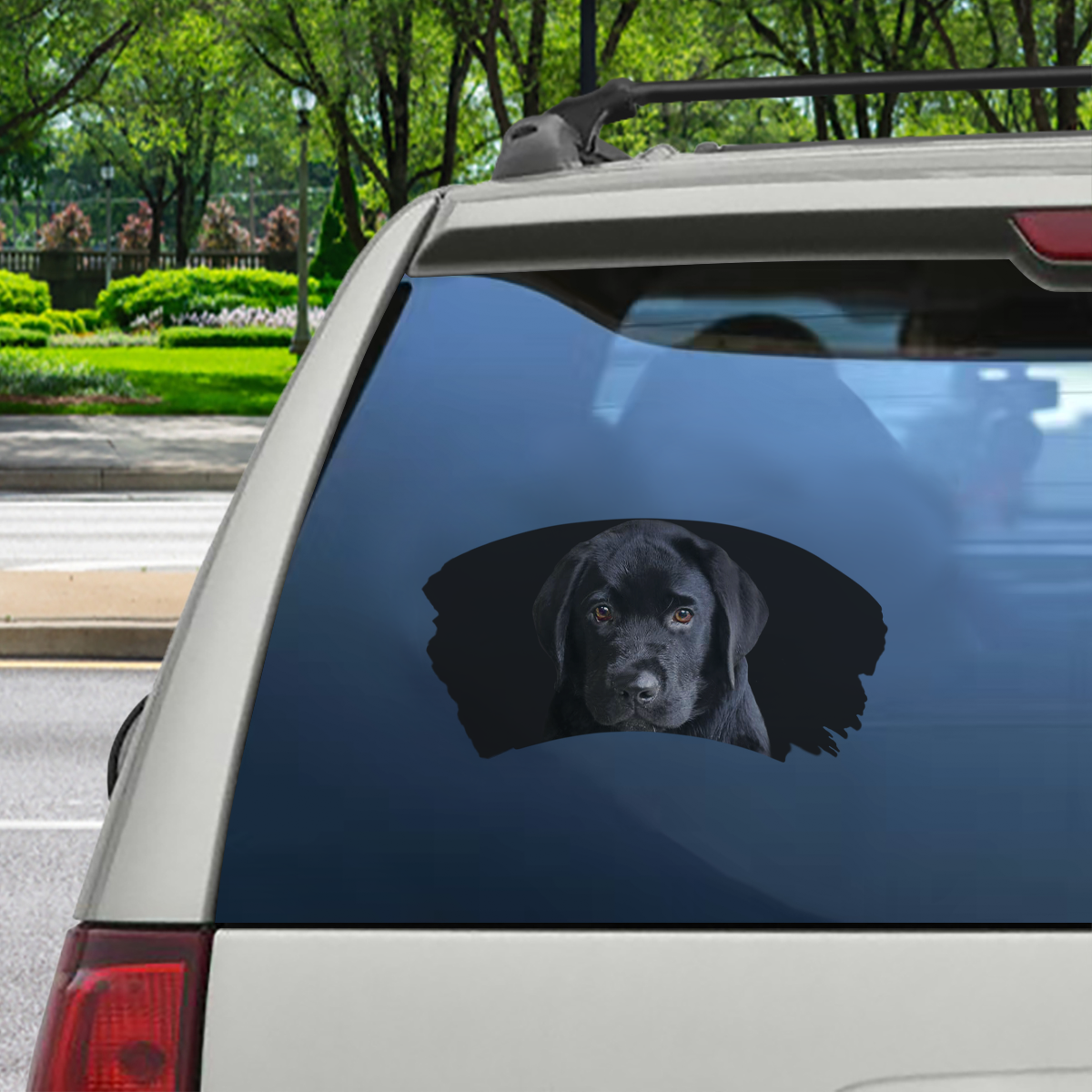 Misty Morning - Labrador Window Car Decal V3 – follus.com