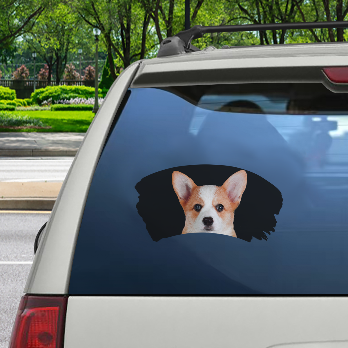 Misty Morning - Welsh Corgi Window Car Decal V3 – Follus