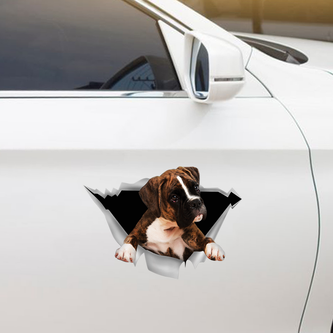 We Like Riding In Cars - Boxer Dog Car/ Door/ Fridge/ Laptop Sticker V ...