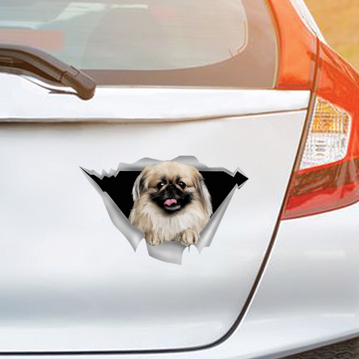 We Like Riding In Cars - Pekingese Car/ Door/ Fridge/ Laptop Sticker V ...