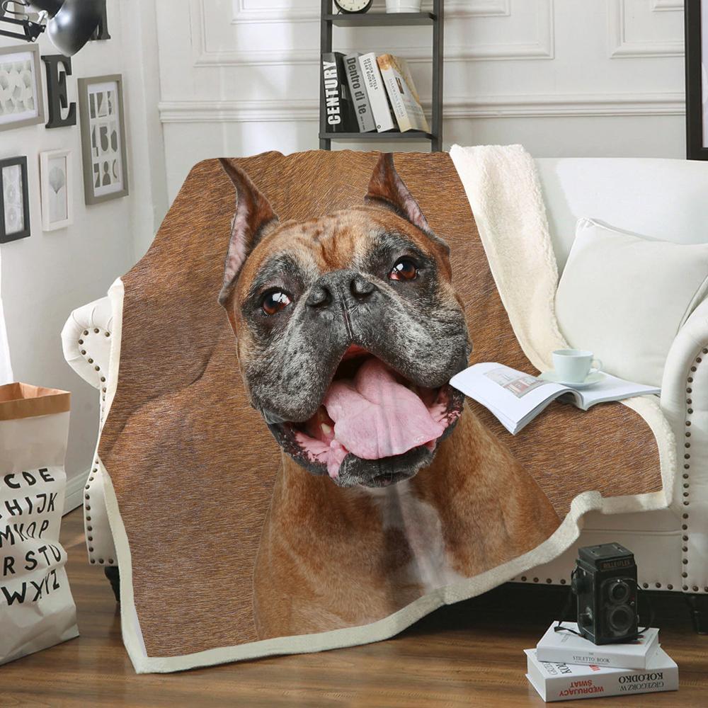 Boxer Dog Blanket V3 – Follus