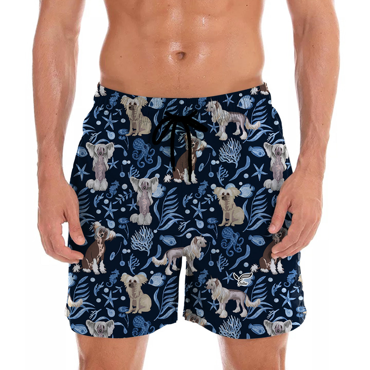 Chinese Crested - Hawaiian Shorts V3 – Follus