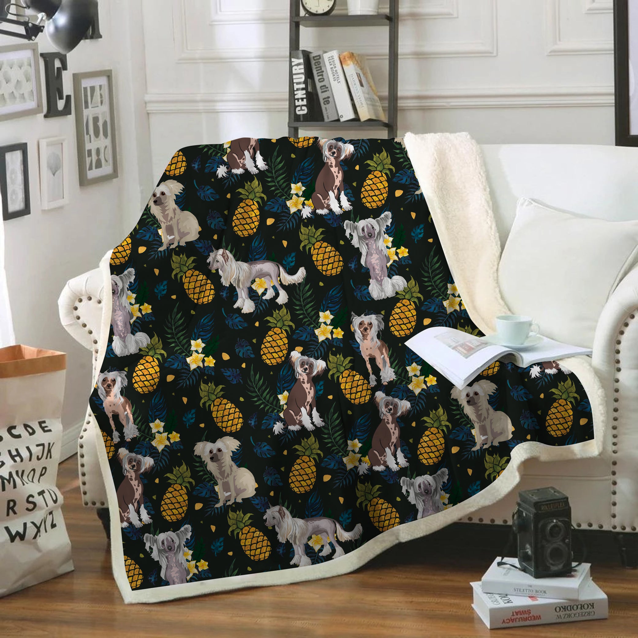 Chinese Crested - Colorful Blanket V2 – Follus