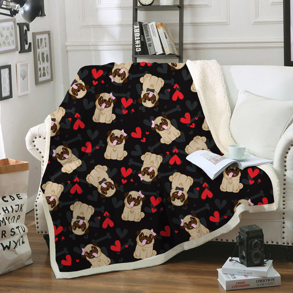 Cute Pug - Blanket V1 – Follus