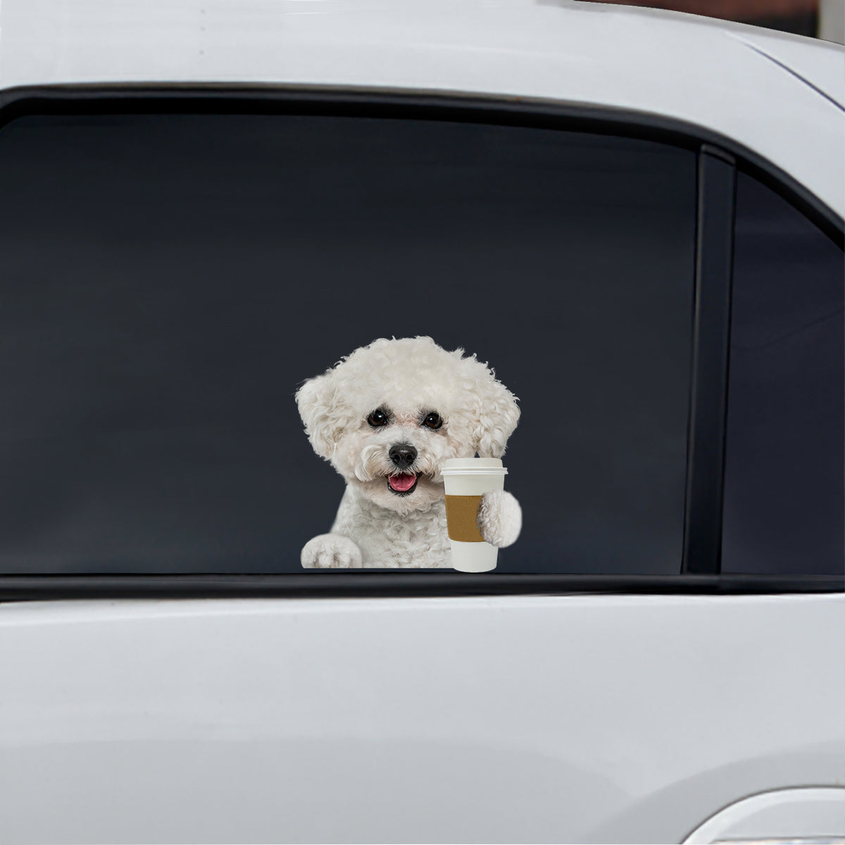 Good Morning - Bichon Frise Car/ Door/ Fridge/ Laptop Sticker V1 – Follus