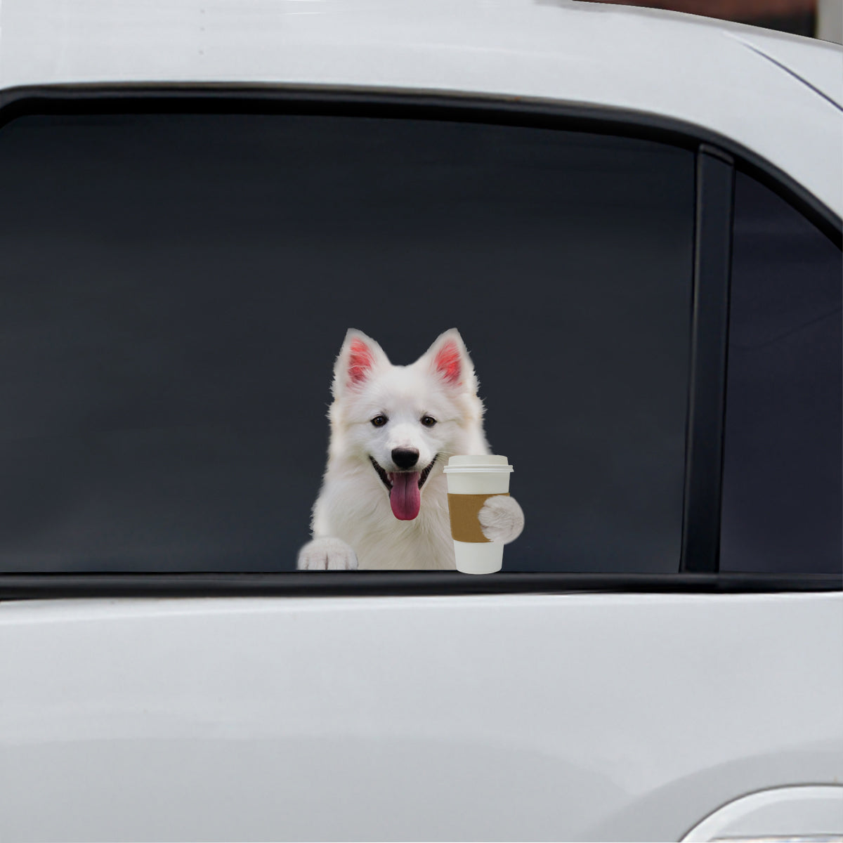 Good Morning - American Eskimo Car/ Door/ Fridge/ Laptop Sticker V1 ...