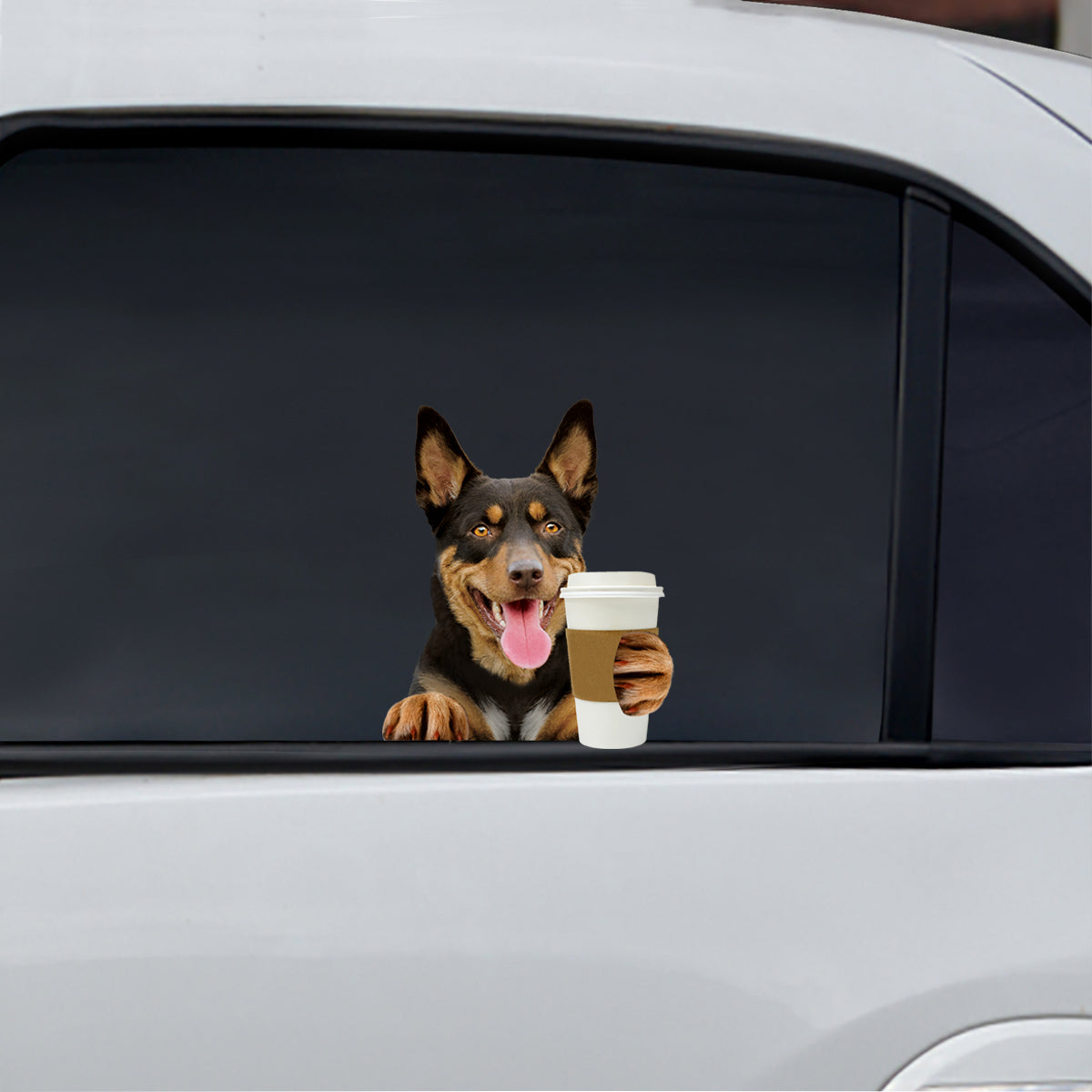 Good Morning - Australian Kelpie Car/ Door/ Fridge/ Laptop Sticker V1 ...