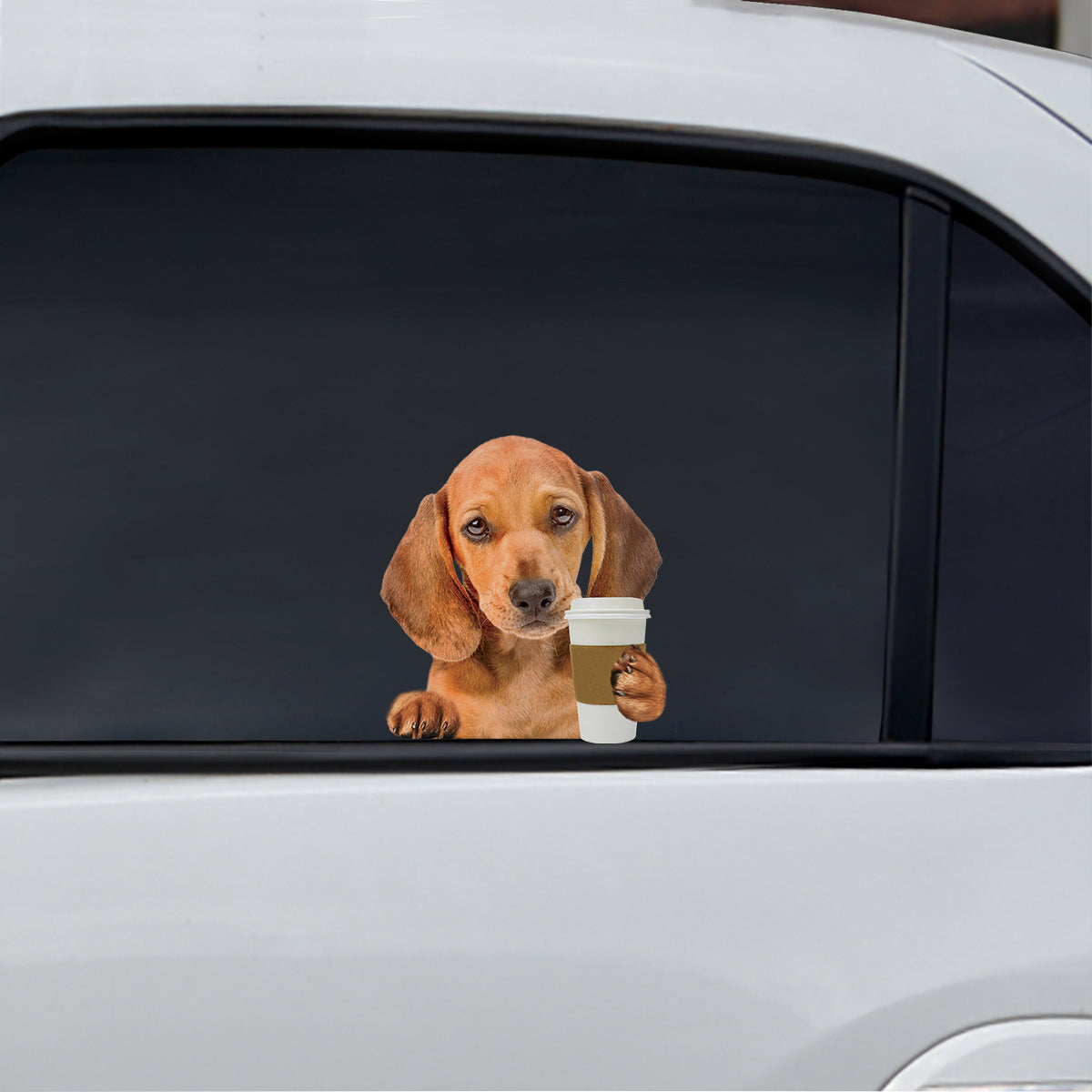 Good Morning - Dachshund Car/ Door/ Fridge/ Laptop Sticker V3 – Follus