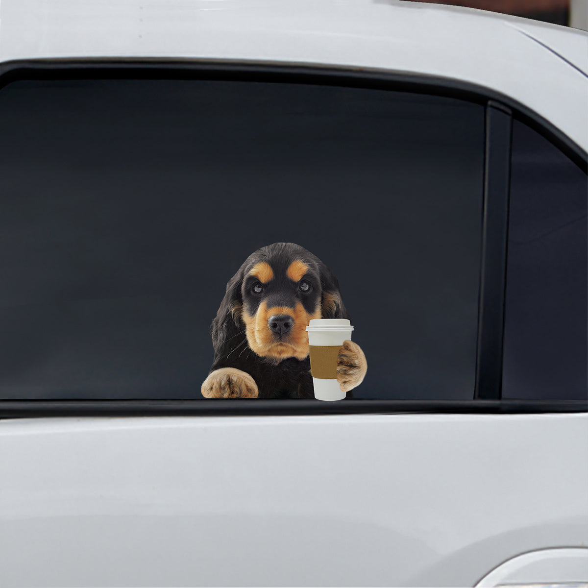 Good Morning - English Cocker Spaniel Car/ Door/ Fridge/ Laptop Sticke ...