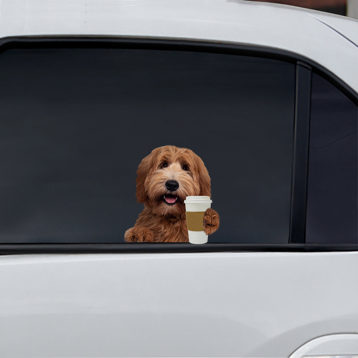 Good Morning - Labradoodle Car/ Door/ Fridge/ Laptop Sticker V1 – Follus