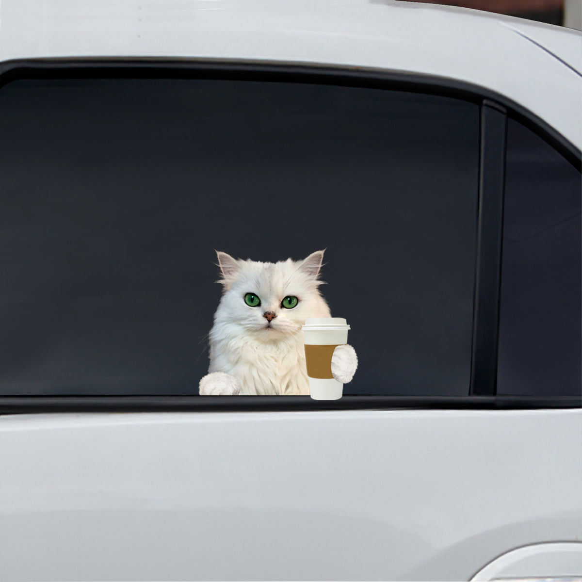 Good Morning - Persian Cat Car/ Door/ Fridge/ Laptop Sticker V2 – Follus