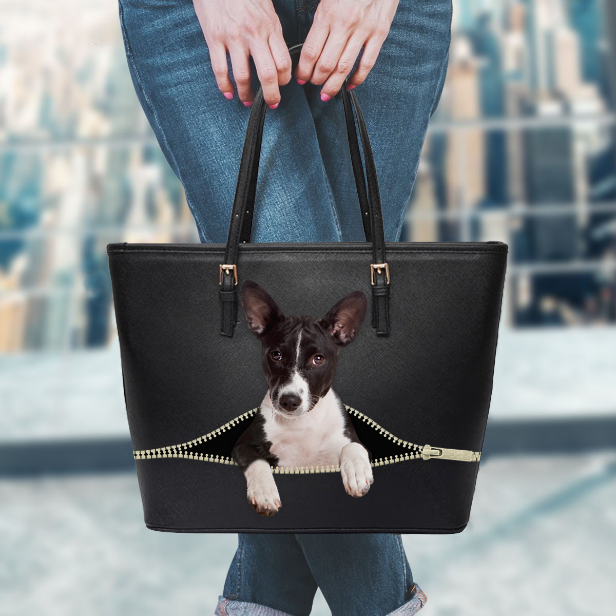 Basenji Tote Bag V2 – Follus