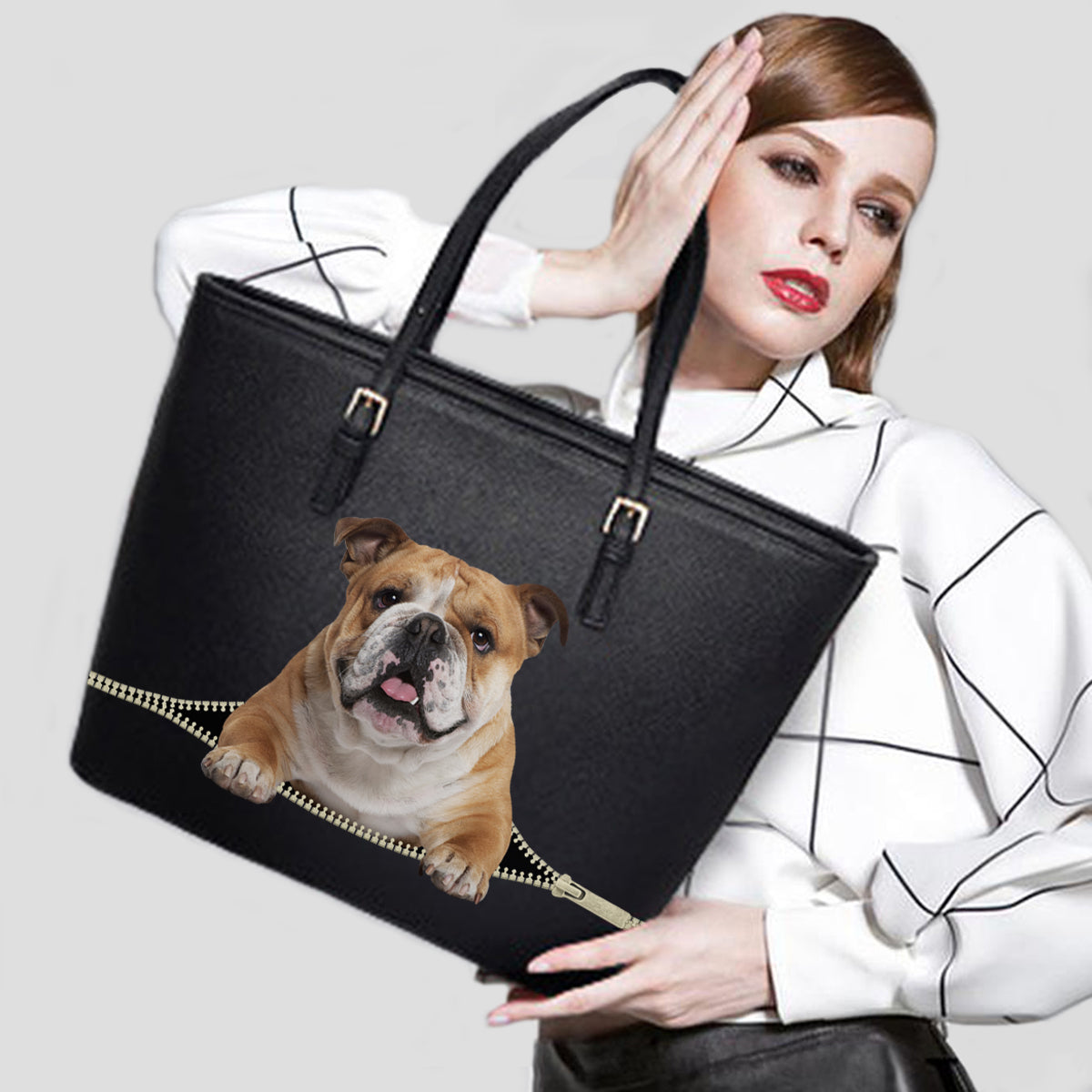 English Bulldog Tote Bag V1 – Follus