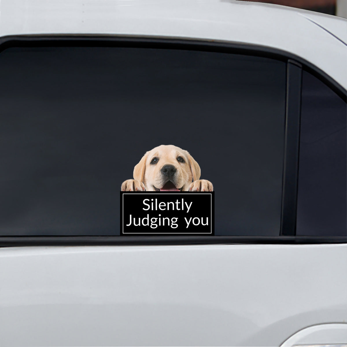 Silently Judging You - Labrador Car/ Door/ Fridge/ Laptop Sticker V1 ...