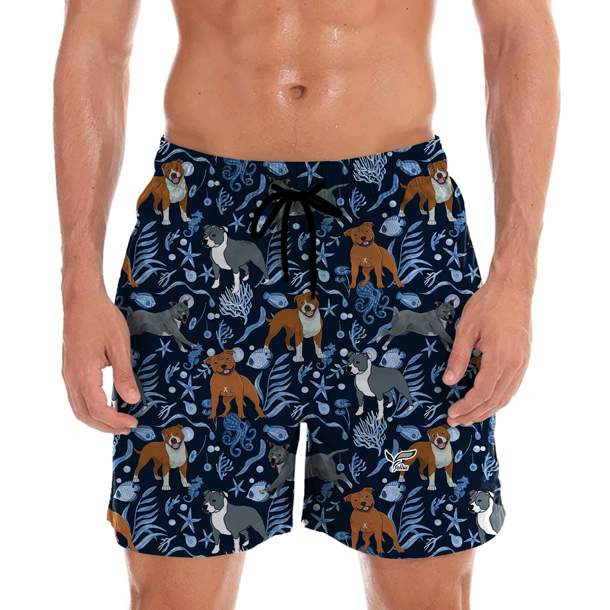 Staffordshire Bull Terrier - Hawaiian Shorts V3 – Follus