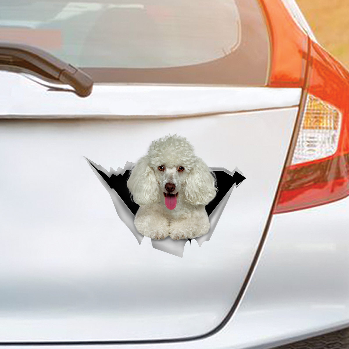 We Like Riding In Cars - Poodle Car/ Door/ Fridge/ Laptop Sticker V2 ...