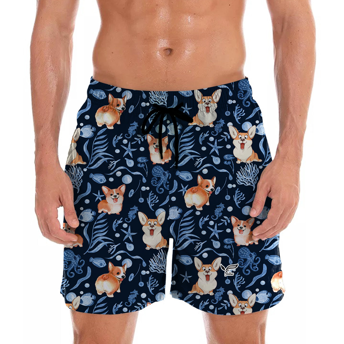 Welsh Corgi - Hawaiian Shorts V4 – Follus