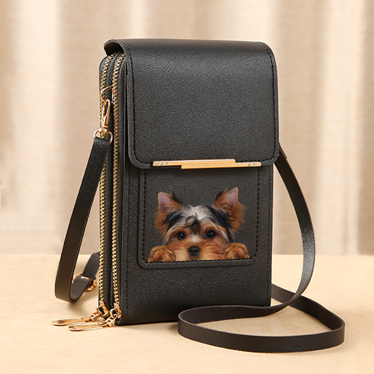 Yorkshire Terrier - Touch Screen Phone Wallet Case Crossbody Purse V2 ...