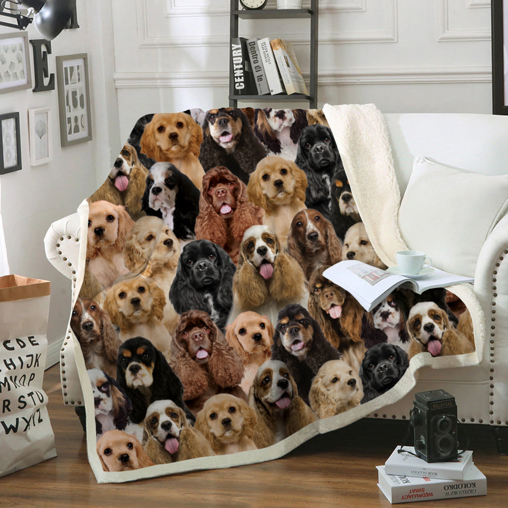 You Will Have A Bunch Of American Cocker Spaniels - Blanket V1 – Follus